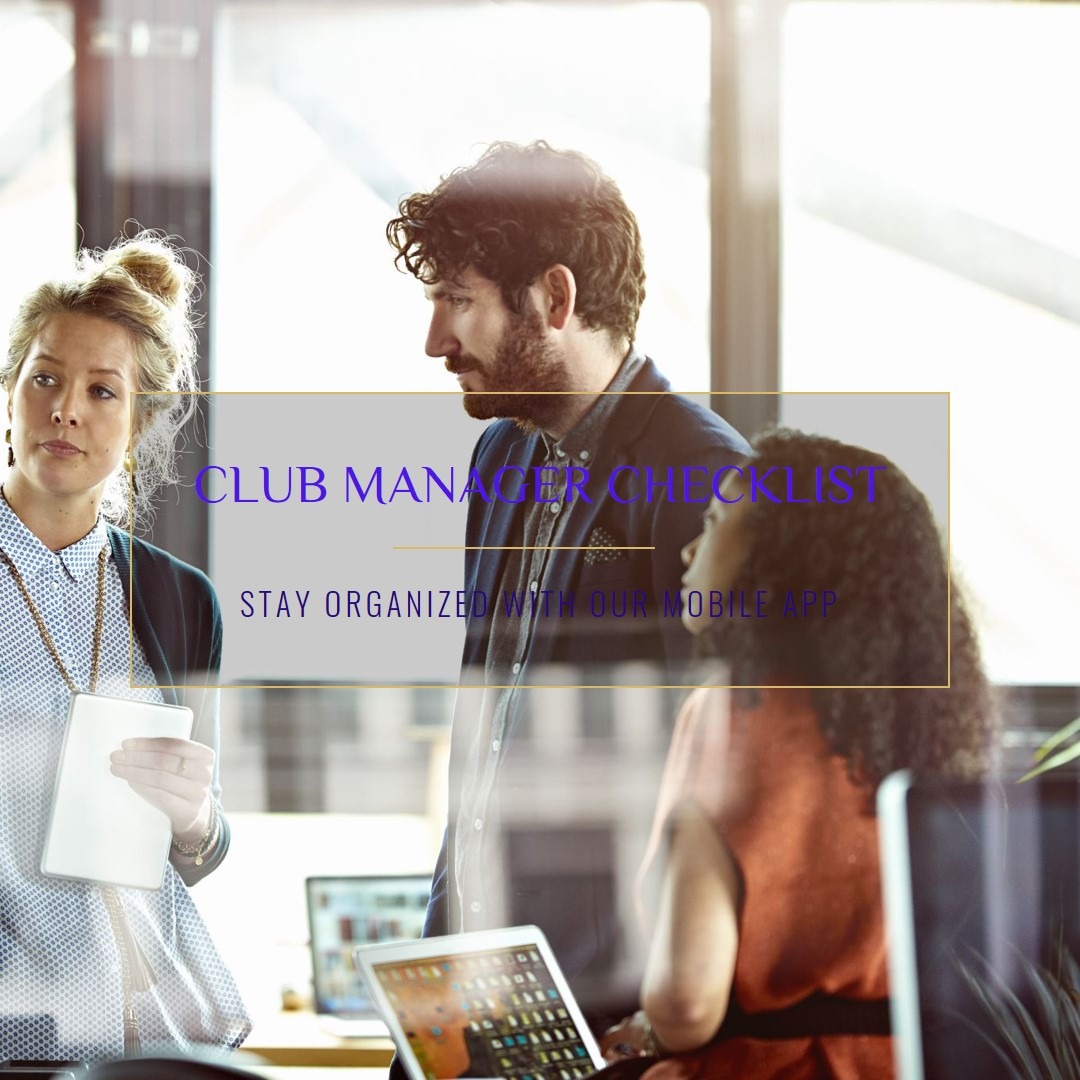 Club Manager Checklist - eAuditor Audits & Inspections