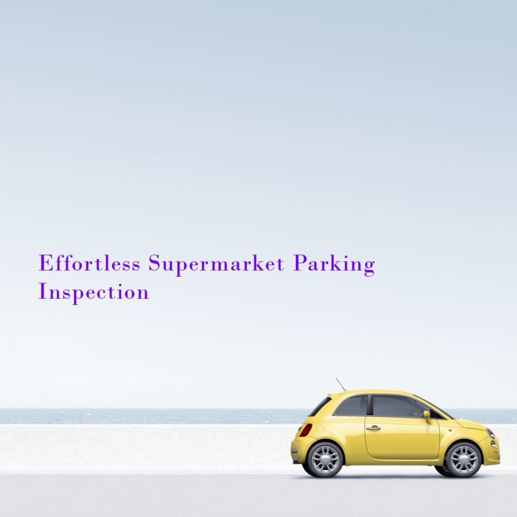 Supermarket parking inspection - eAuditor Inspections