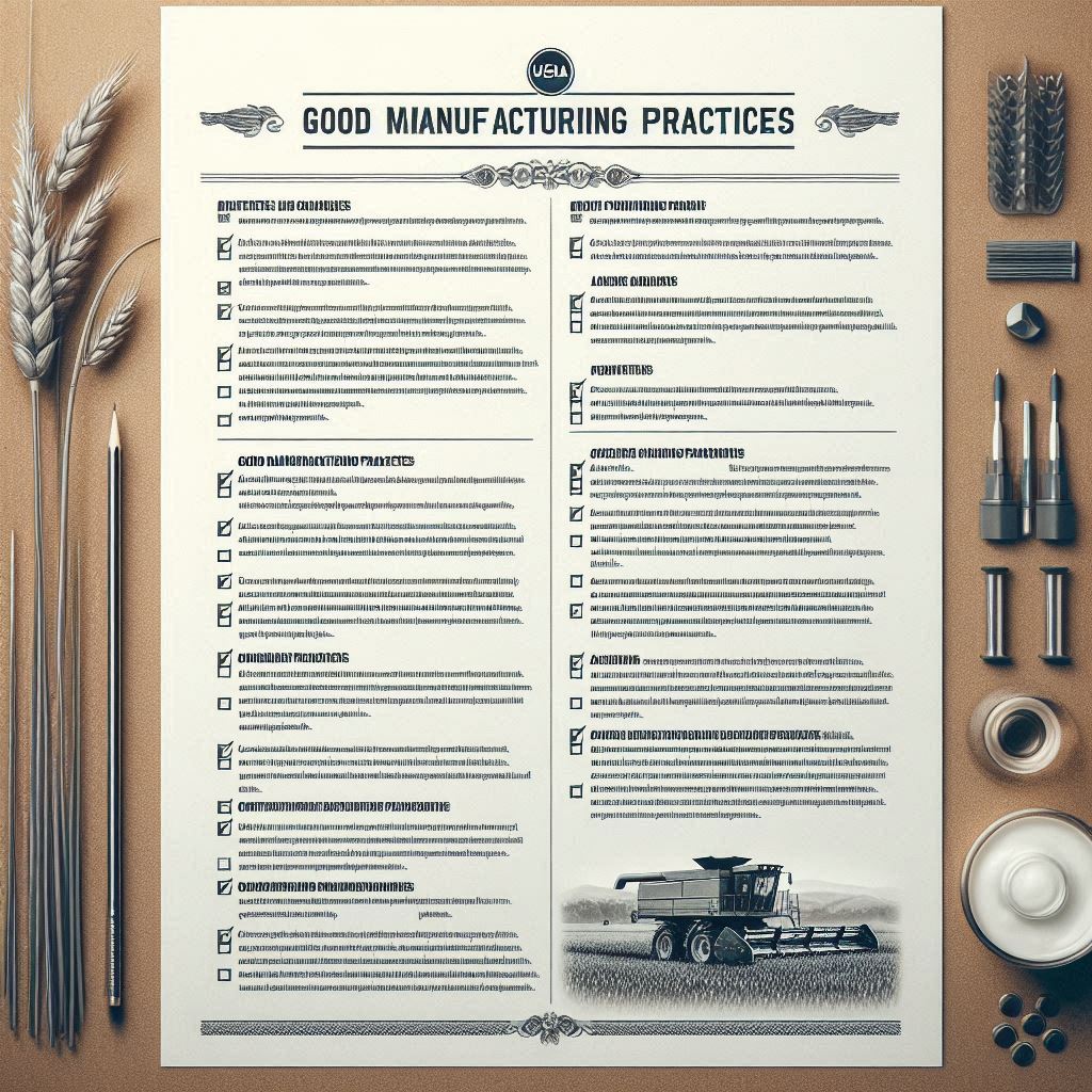 GMP Checklist Agriculture Department USDA - eAuditor